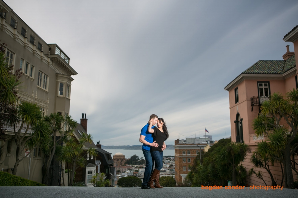 San Francisco Engagement | Lion Street Steps Engagement | Baker Beach ...