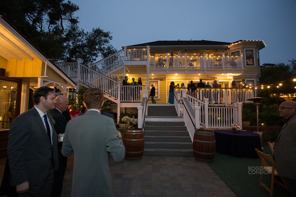 Wedding at the Perry House in Monterey.